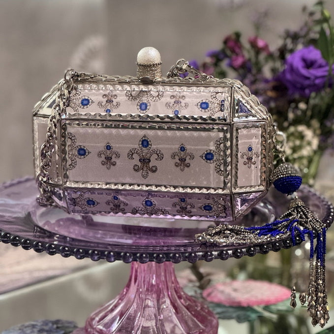 Prismatic Mirror Clutch – Royal Emblem – Life is Beautiful